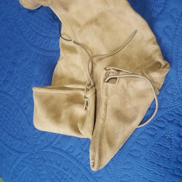 Ana Pixie | Shoes | Ana Pixi Taupe Over The Knee Boots | Poshmark